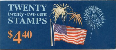 Scott #2276a (BK156) Flag and Fireworks Booklet of 20 Stamps- MNH | eBay