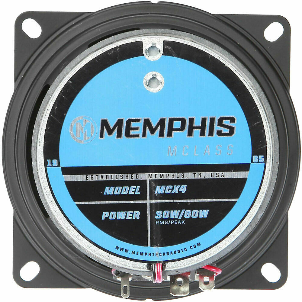 MEMPHIS AUDIO® 15-MCX4 MCLASS-SERIES 4" 120W 2-WAY COAXIAL CAR SPEAKER ...