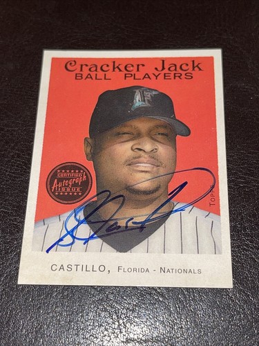 2004 Topps Cracker Jack Baseball Mini Luis Castillo #221 Autographed ...