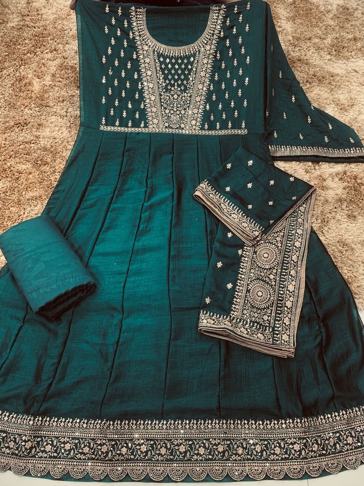 Indian Bollywood Wear Salwar Pakistani Designer Kameez Dress Party Long ...