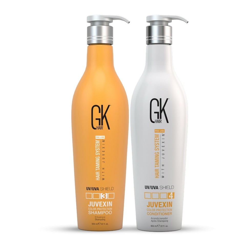 GK HAIR Care Shield Shampoo and Conditioner Set For Styling Dry Split ...