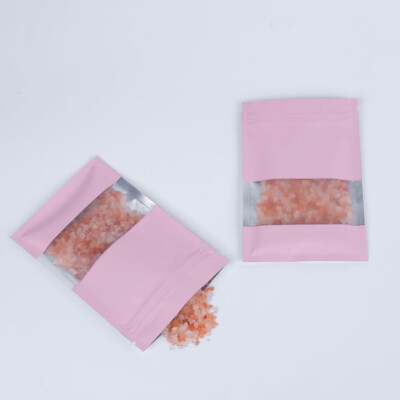 100x Foil Matte Pink Window Zip Lock Bags 2.75x4in (Free 2-Day Shipping ...