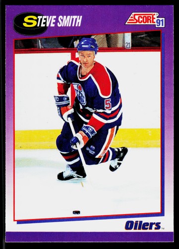 Steve Smith, 1991-92 Score American, #11, Edmonton Oilers, | eBay