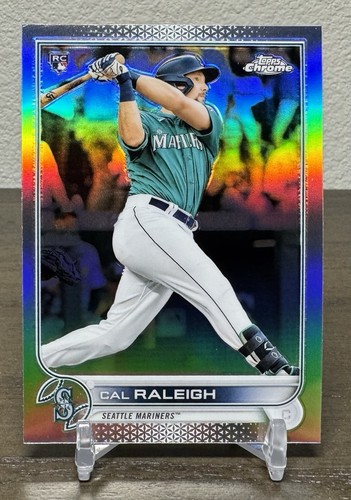 2022 Topps Chrome Update Cal Raleigh Rookie Refractor Base #149 | eBay
