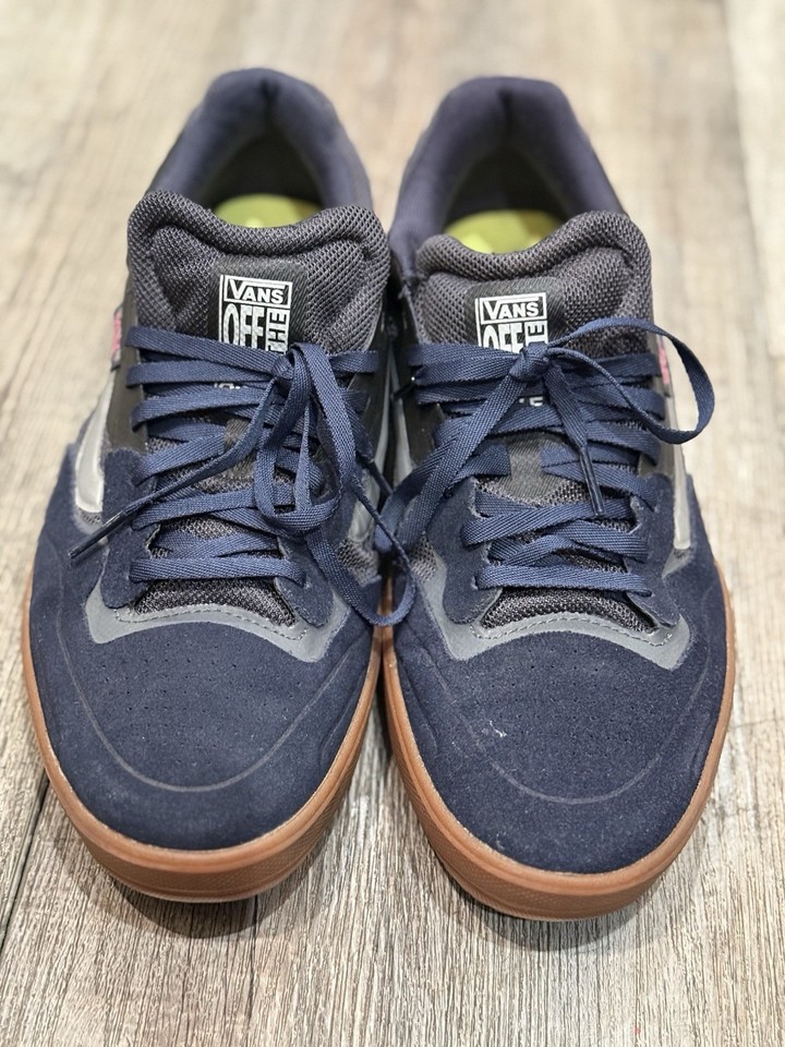 VANS AVE 2.0 VN0A2Z3HNGM NAVY/GUM Men Skateboarding Natural Leather US ...