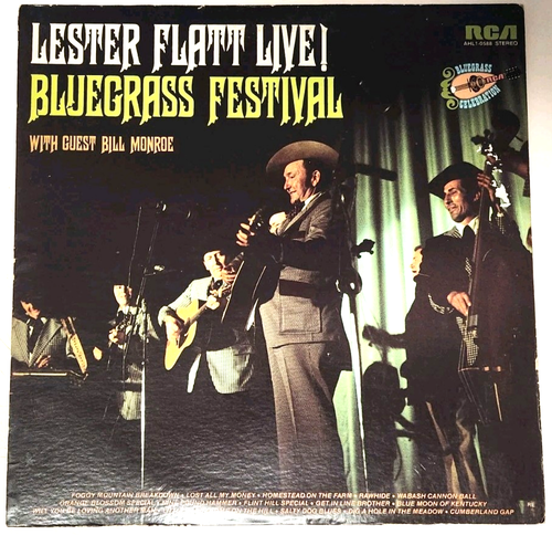 Lester Flatt - Bluegrass Festival 1974 Vinyl LP Clean Playtested AHL1 ...