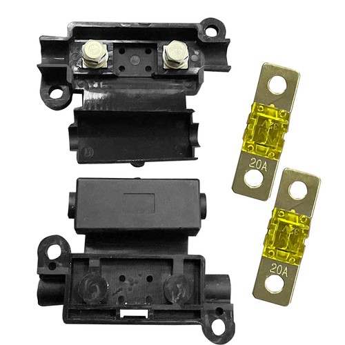 4pcs Heat Resistant For Car 20A Fuse Holder Set Circuit Protection Easy ...