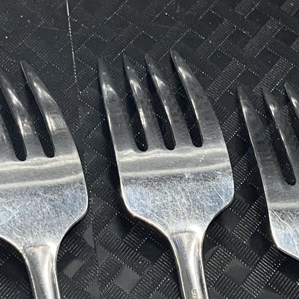 Stainless Flatware USA 11 pc Utica Cutlery Co. 8-Forks, 2 Spoons, 1 ...