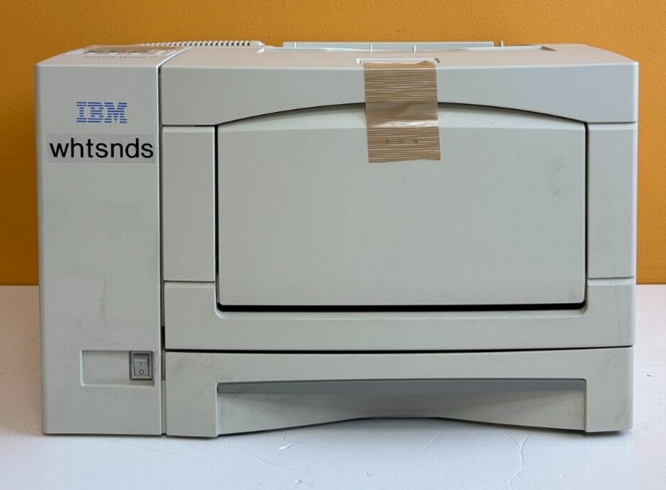 IBM Network Printer 17 (4317-002) 600 DPI, 33 MHz CPU, 4 MB, Laser ...