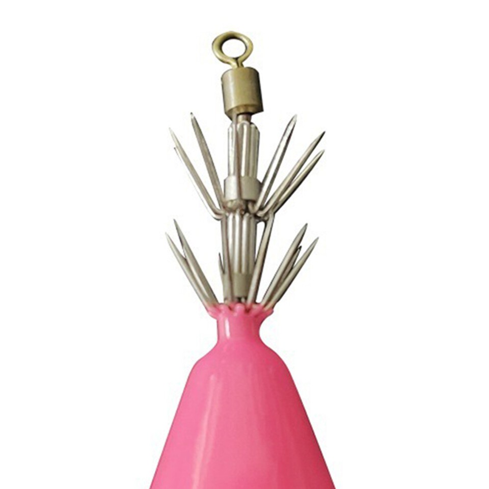 2Pcs Luminous Fishing Squid Jigs 6cm Squids Baits Fishhook Night ...