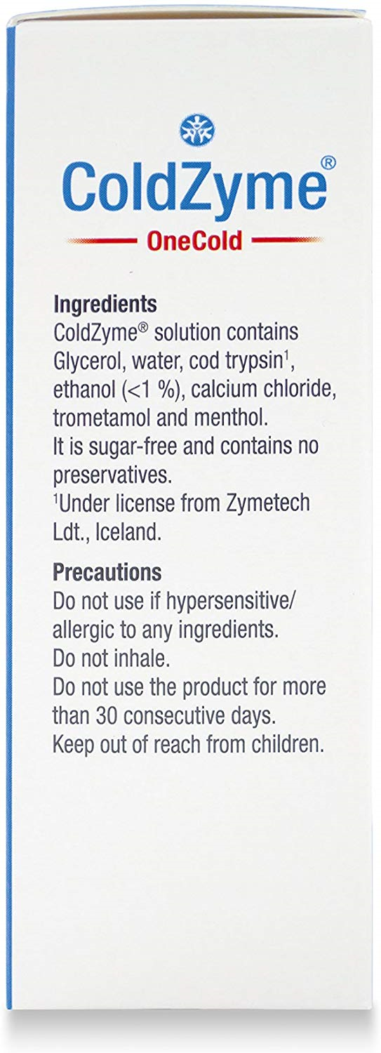 Coldzyme One Cold Mouth Spray 7ml for sale online | eBay