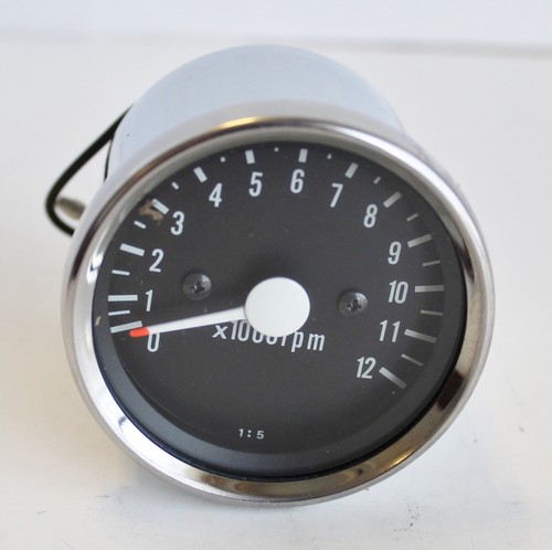 2” CHROME 0-12000 RPM MECHANICAL DRIVE MOTORCYCLE TACHOMETER! FREE USA ...