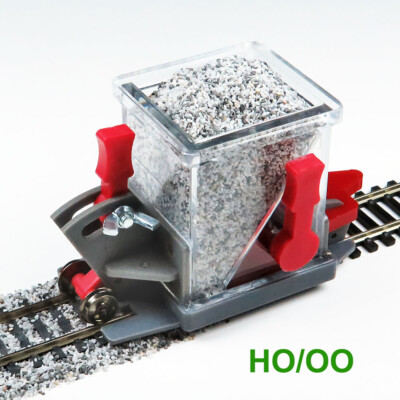 HO Scale Advanced Ballast Spreader Car for Model Train | eBay