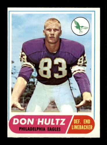 1968 Topps #6 Don Hultz EX/EX+ Eagles 562984 | eBay