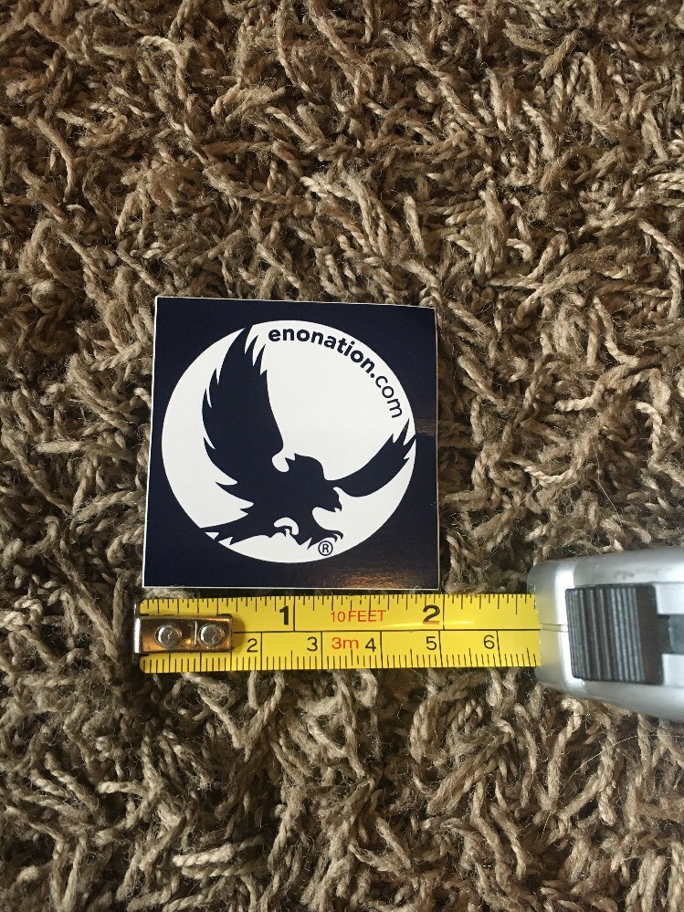 ENO Eagle Nest Outfitters Eno Nation Flying Eagle sticker Blue White 2 ...