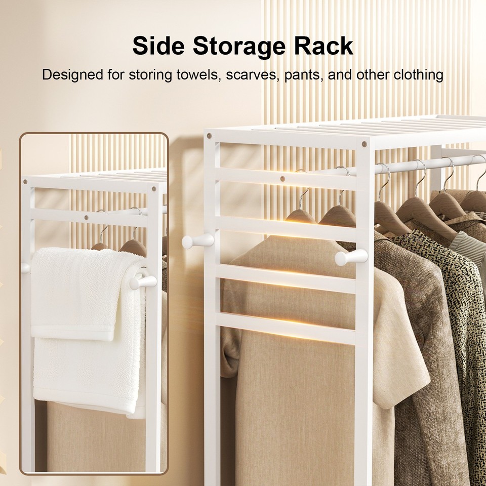 Heavy Duty Clothes Rail Garment Rack Stand Market Wardrobe Attic ...