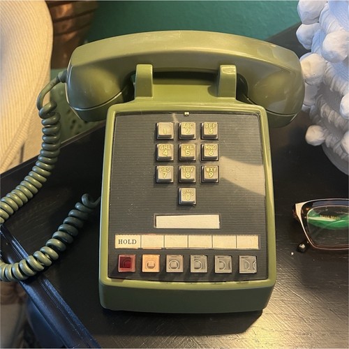 Western Electric 1565HK Green Corded Multi-Line Desk Telephone Push ...
