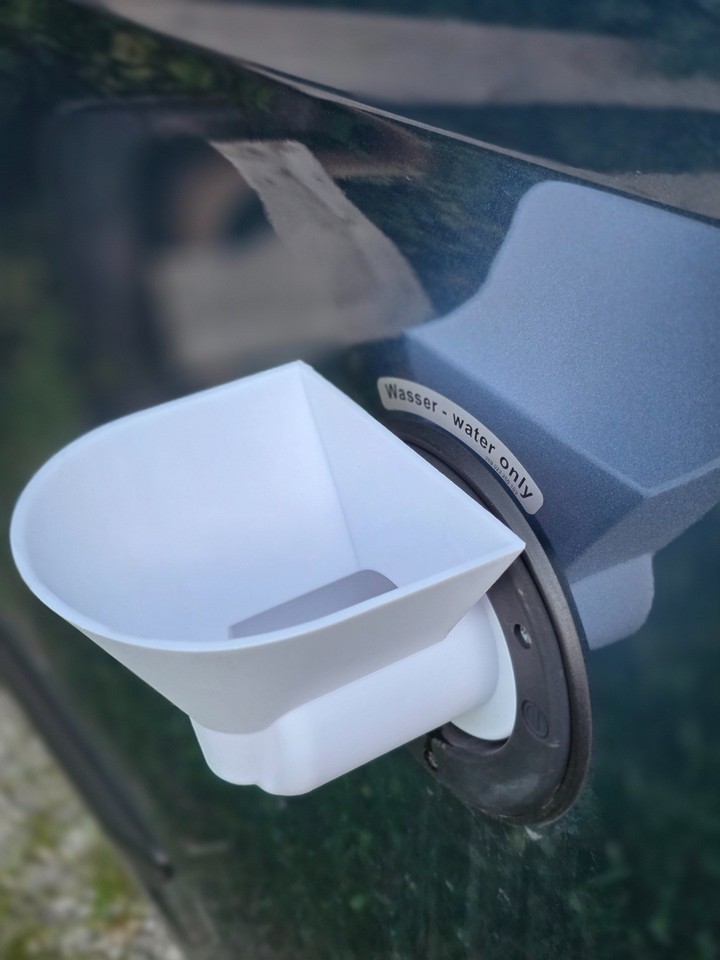 Water Filling Funnel for Campers & RVs | No Spill Fresh Water Tank ...