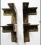 4x Industrial Antique Style Solid Brass Box Chest Corner Bracket, Brace ...