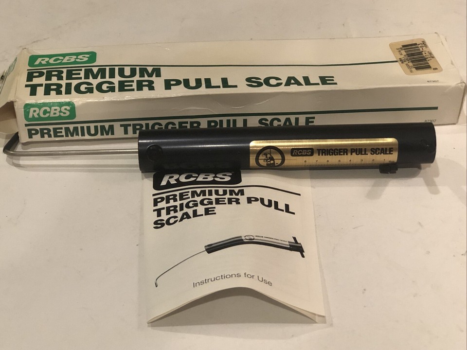 RCBS Premium Trigger Pull Scale #87307 - 8 oz to 8 lbs - 2 oz Increments | eBay