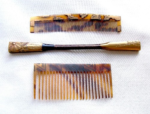 Vintage Japanese kanzashi comb hairpin geisha set hair accessory (AAJ ...