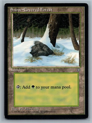 MTG Ice Age Snow-Covered Forest | eBay