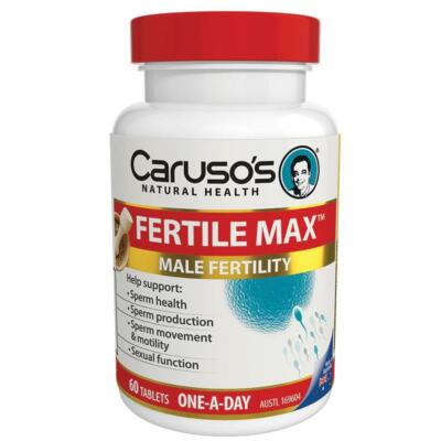 Carusos Natural Health Erecto MAX 60 Tablets Support Healthy Sexual ...