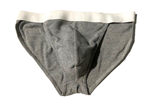 New UNDERGEAR Extreme Collection Grey Cotton Mesh Sport Brief sz L ...