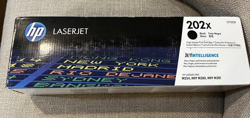 HP 202X High Yield Black Original LaserJet Toner Cartridge, ~3,200 ...