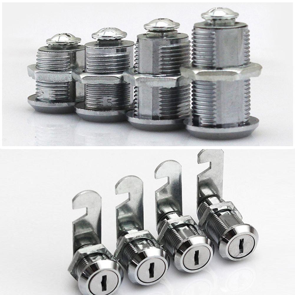 16-40mm Cam Lock Door Barrel with 2 Key Drawer Cabinet Mail Box Locker ...