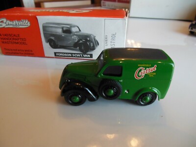 Ford Van in Castrol livery Fordson 5CWT Van by Somerville white metal 1 ...