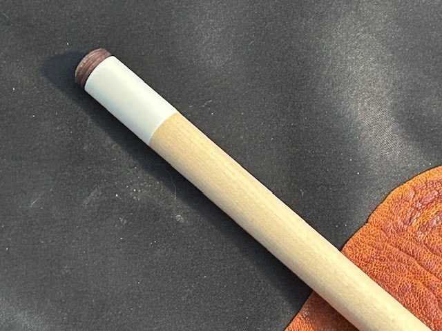 Maple Pool Cue shaft. Silver Ring Collar 5/16-18 Thread ** Shaft Only ...