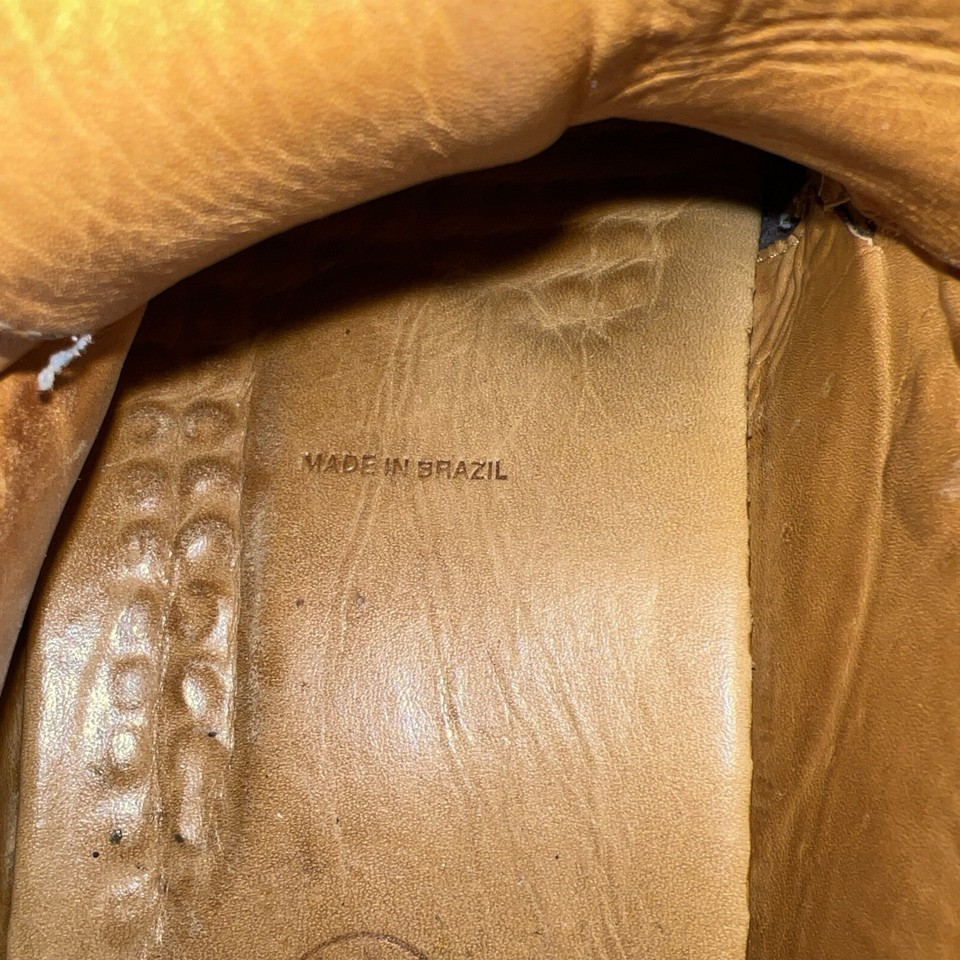 HS Trask Boots Men’s Sz 9M Brown Leather Lace Ups Chukka Brazil | eBay