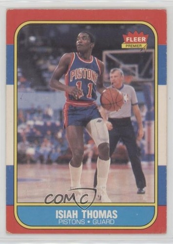 1986-87 Fleer Isiah Thomas #109 Rookie RC HOF | eBay