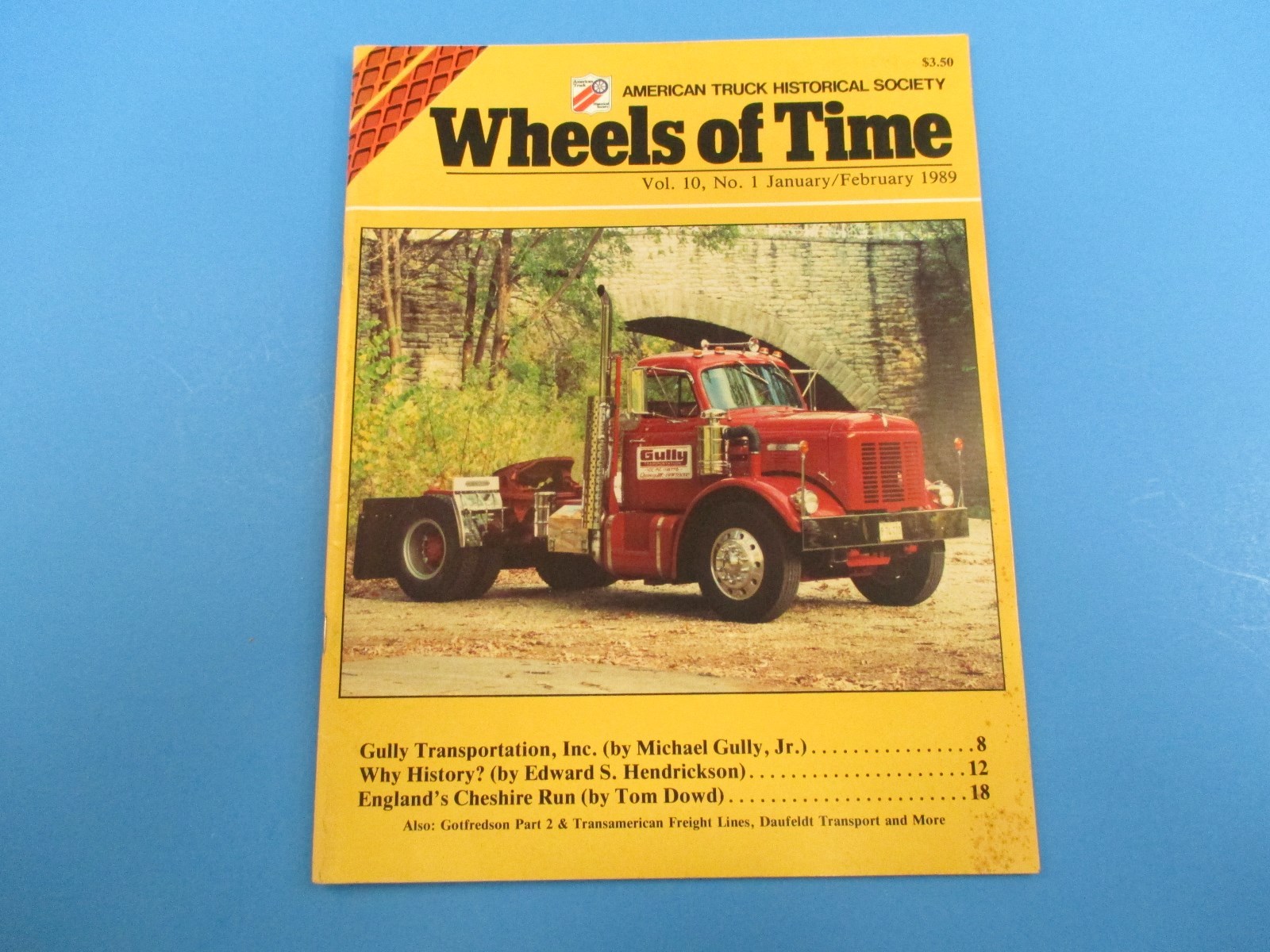 Wheels of Time Magazine Jan/Feb 1989 Gully Transportation England ...