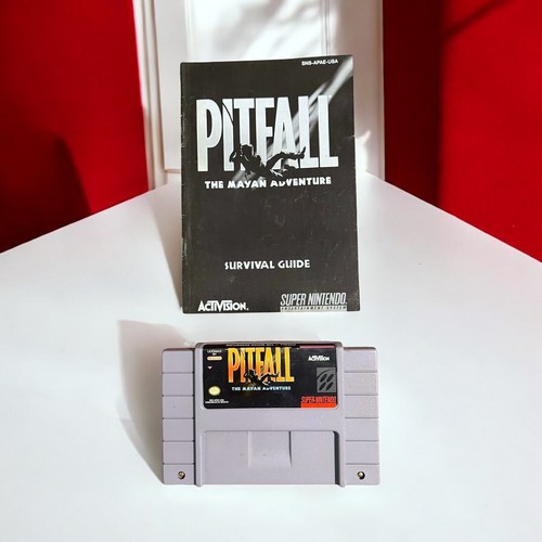 Pitfall The Mayan Adventure (Super Nintendo, SNES) Authentic w ...