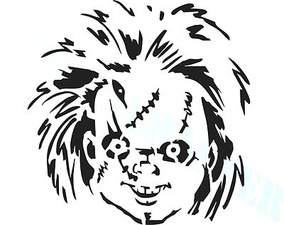CHUCKY STENCIL Size - 150mm | eBay