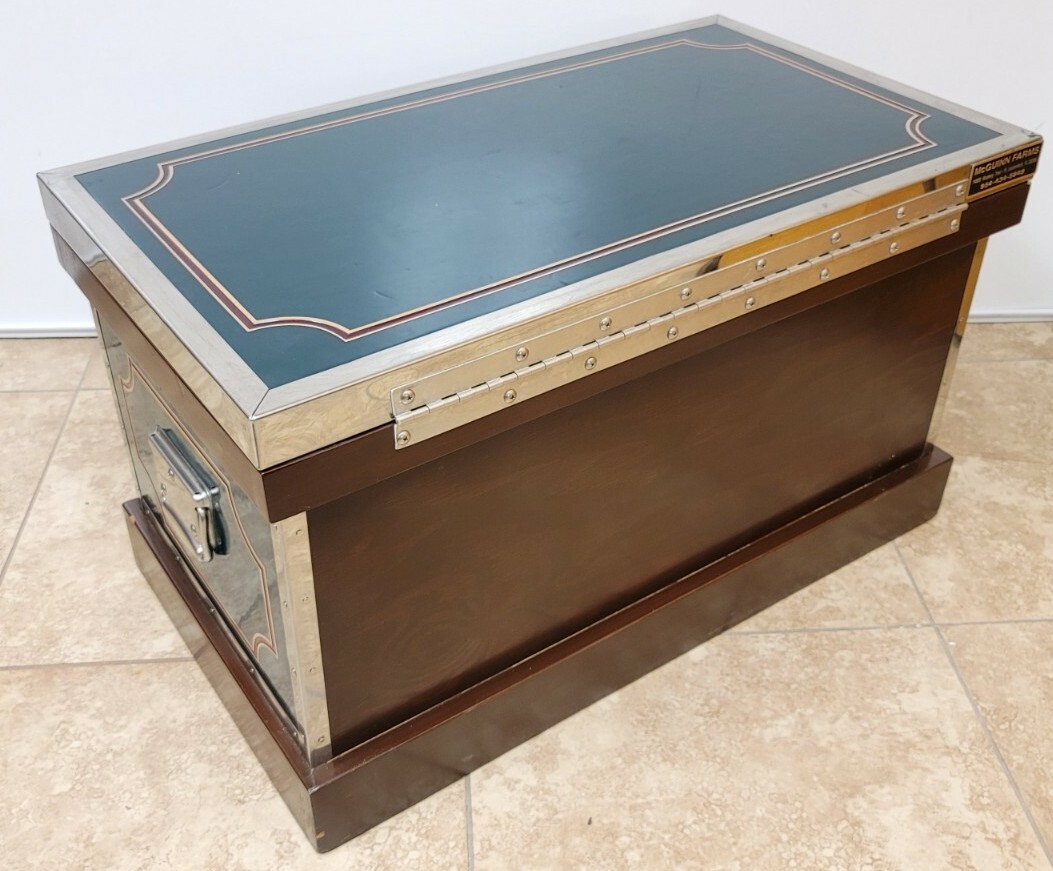 Tack Trunk Chest Horse Equestrian Stable/Barn Saddlery Storage Box 32 ...