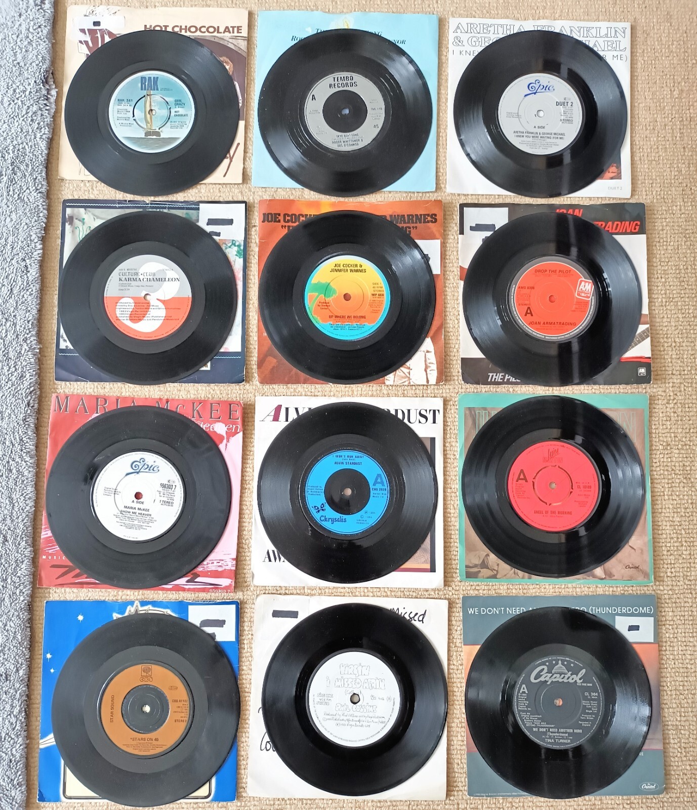 Chart hits of the 80's - 7" - 45rpm - Vinyl record singles | eBay UK