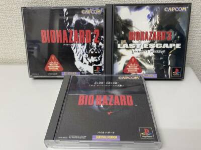 PS Biohazard 1 & 2 & 3 game set Japan PlayStation 1 PS1 | eBay
