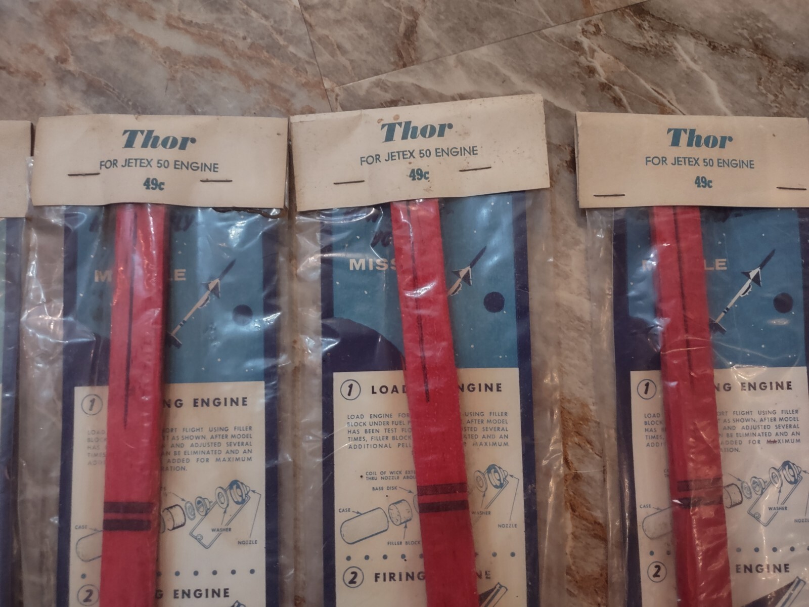 Vintage JETEX 50 MODEL ROCKET MISSILE MODEL AIRPLANE - lot of 5 | eBay