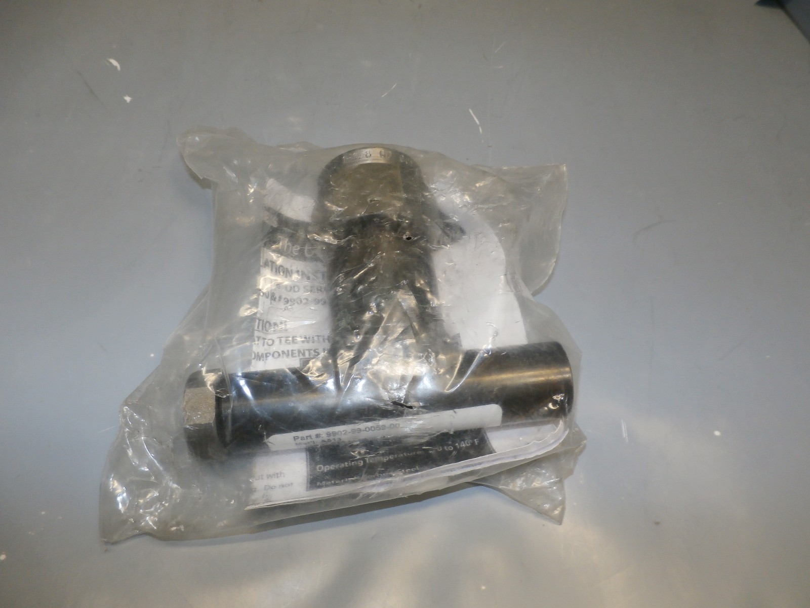 New Continental 9902-99-0059-00 Steel Service Saddle Punch Tee 3/4"×5/8 ...