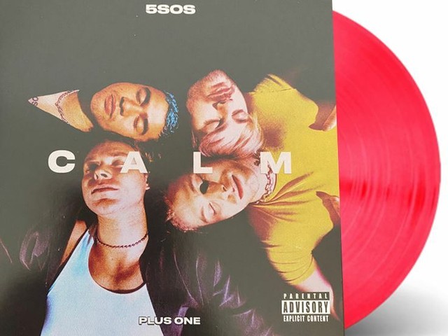 5 Seconds Of Summer 5SOS - Calm RARE PLUS ONE Edition Pink Vinyl LP ...