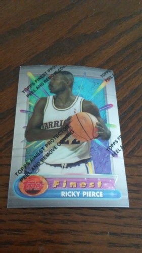 1994-95 Topps Finest w/ Factory Coating Ricky Pierce Golden State ...