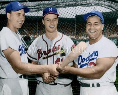 CN461 Gil Hodges - Eddie Mathews Roy Campanella 8x10 11x14 16x20 ...