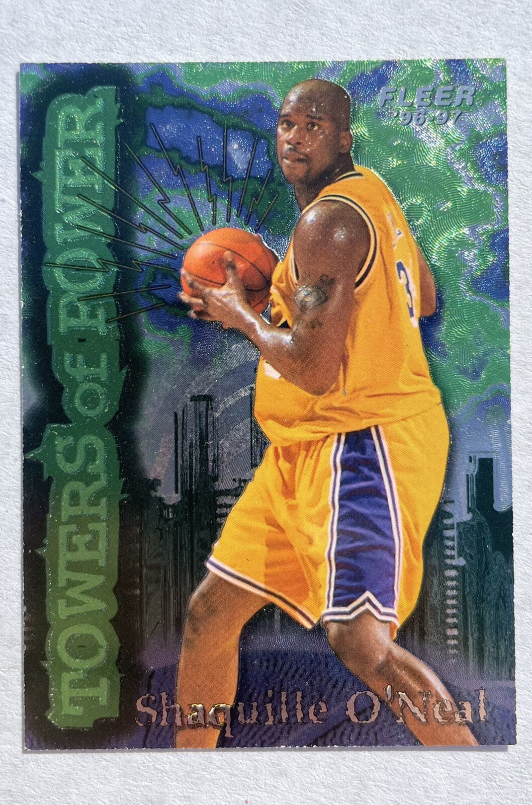 Shaquille O'Neal 1996 Fleer Tower of Power #7 | eBay