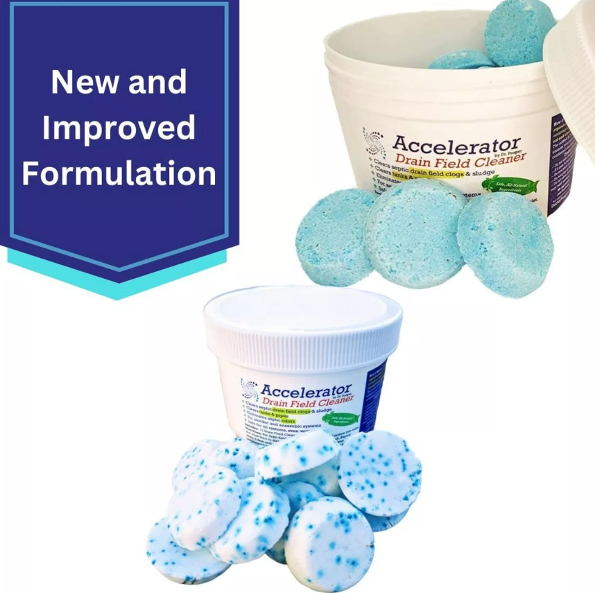 Drain Field Cleaner Tablets by Dr Pooper. Clears Septic Tanks and Drain ...