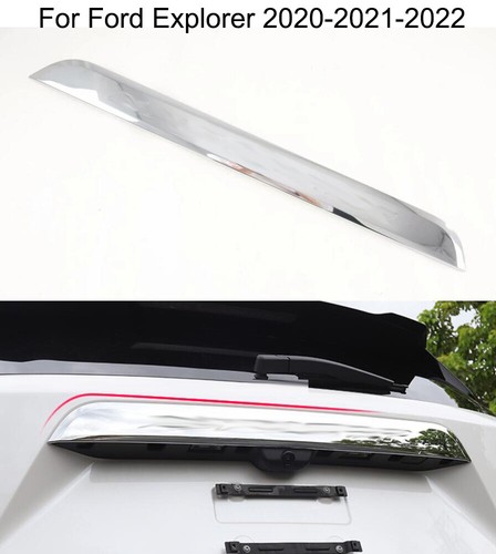 Chrome Car Rear Trunk Upper Trim Trunk Lid Cover For Ford Explorer 2020 ...