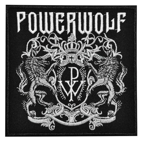 Powerwolf Crest Sew-on Patch | German Power Heavy Metal Music Band Logo ...