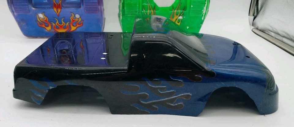 Lot 1/10 1/12 Pan Car Bodies & Foam Bumpers Team Associated RC12 RC10l ...